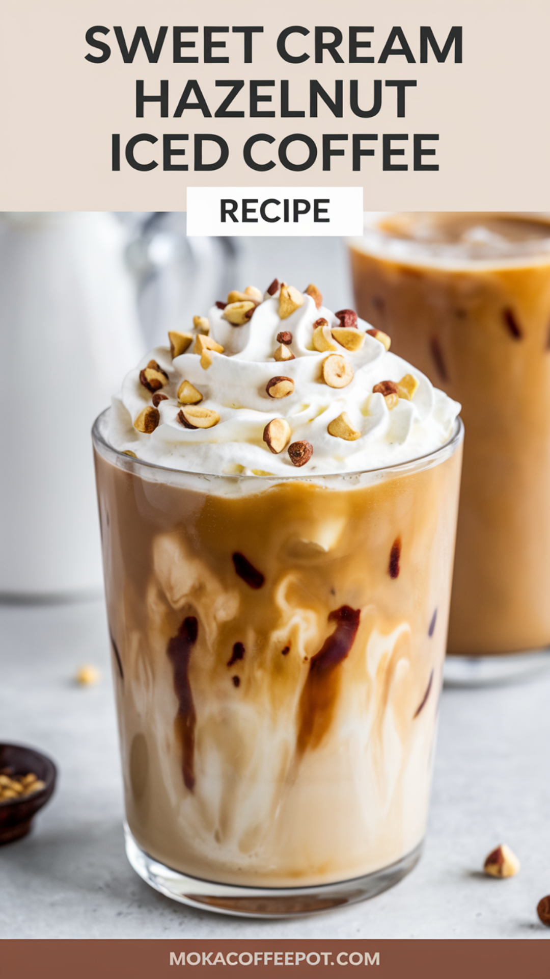 Sweet Cream Hazelnut Iced Coffee Recipe